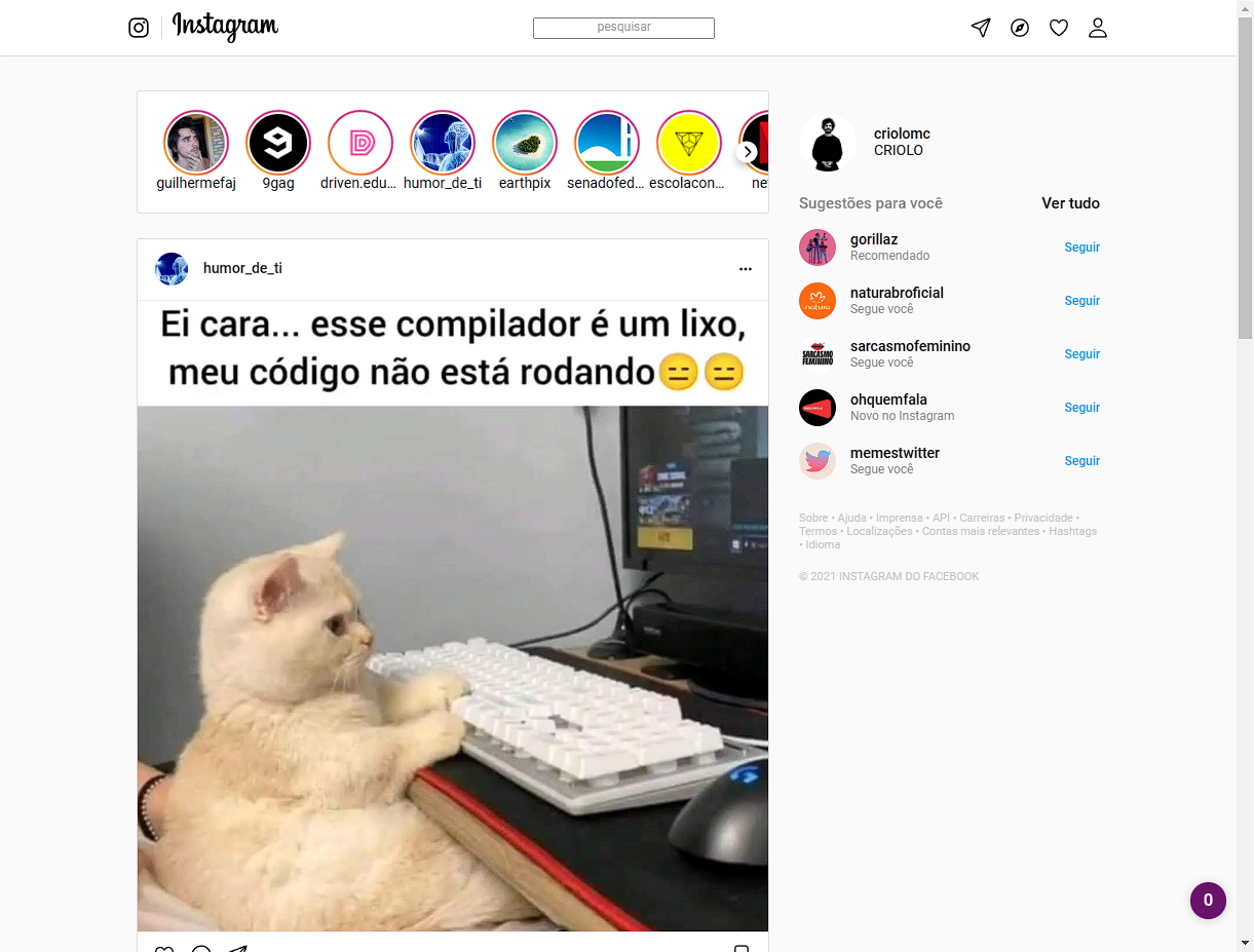 GitHub - guilhermefaj/02.Instagram_Driven