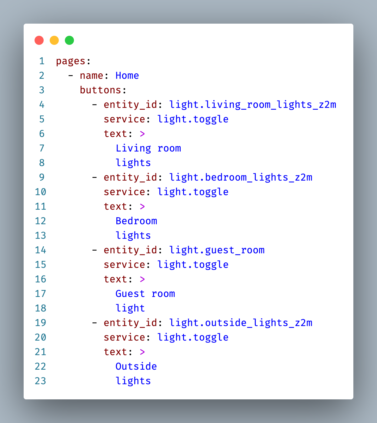 Home Assistant Streamdeck Yaml
