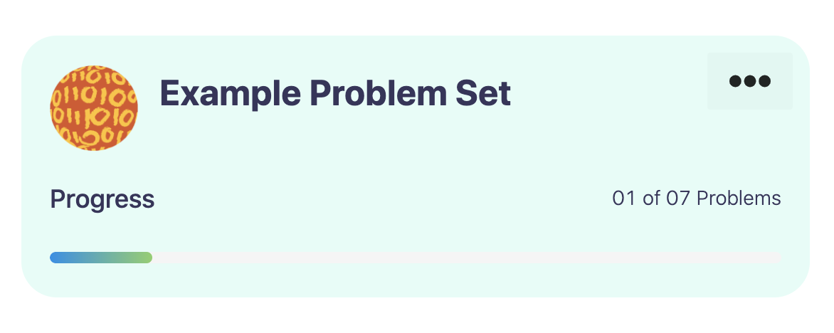 Problem Set Cards: Progress (Mobile > Dashboard) · Issue #1407 · benetech/MathShare · GitHub