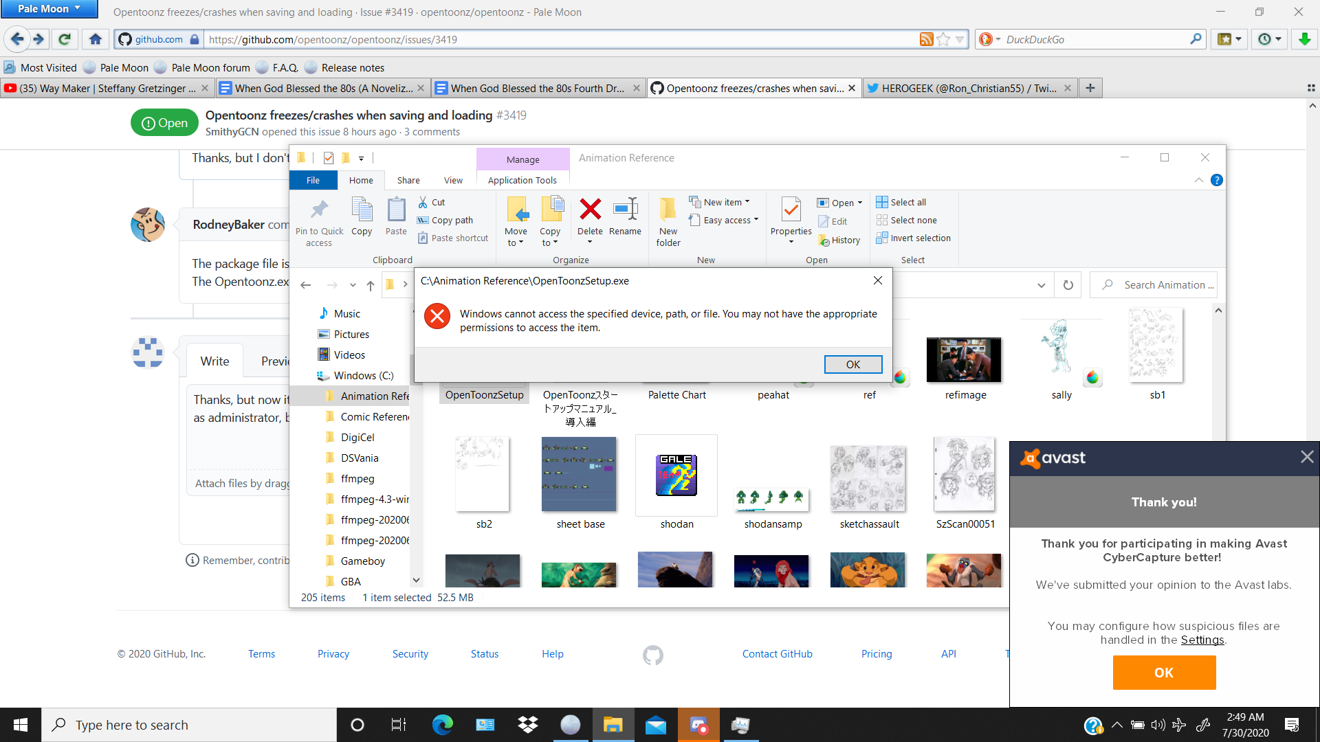 Opentoonz freezes/crashes when saving and loading · Issue #3419 · opentoonz/opentoonz · GitHub