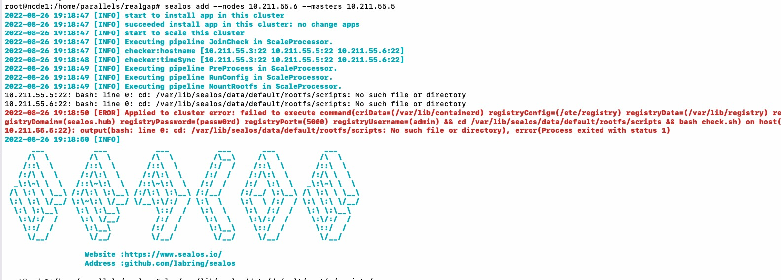 sealos delete节点后再add报错 · Issue #1641 · labring/sealos · GitHub