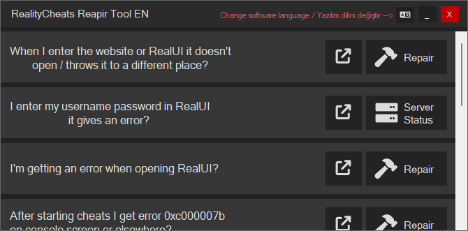 GitHub - Osderda/RCFixer: RC Fixer Tool. By RealityCheats.