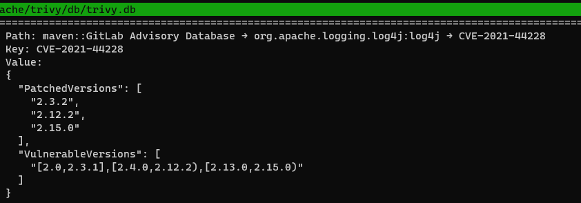 Find a vulnerability in database by CVE id · Issue #1454 · aquasecurity/trivy · GitHub