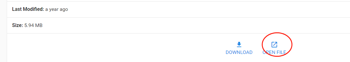 How to hide the "open file" button · Issue #2244 · filebrowser/filebrowser · GitHub