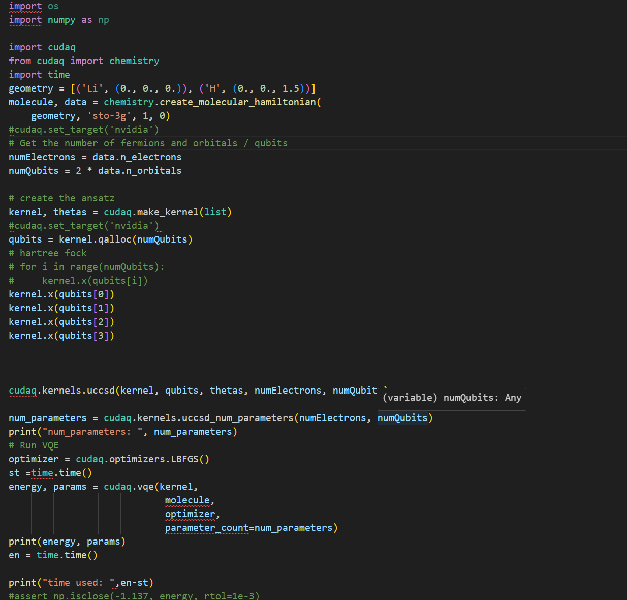 cuda-quantum docker cpu have different result with gpu · Issue #583 · NVIDIA/cuda-quantum · GitHub