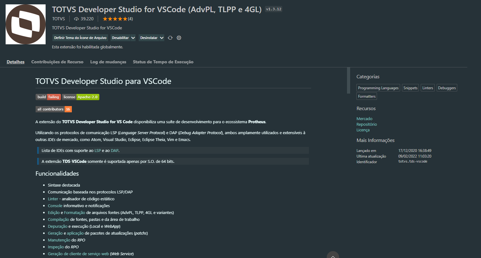 Problema ao conectar no Server · Issue #933 · totvs/tds-vscode · GitHub