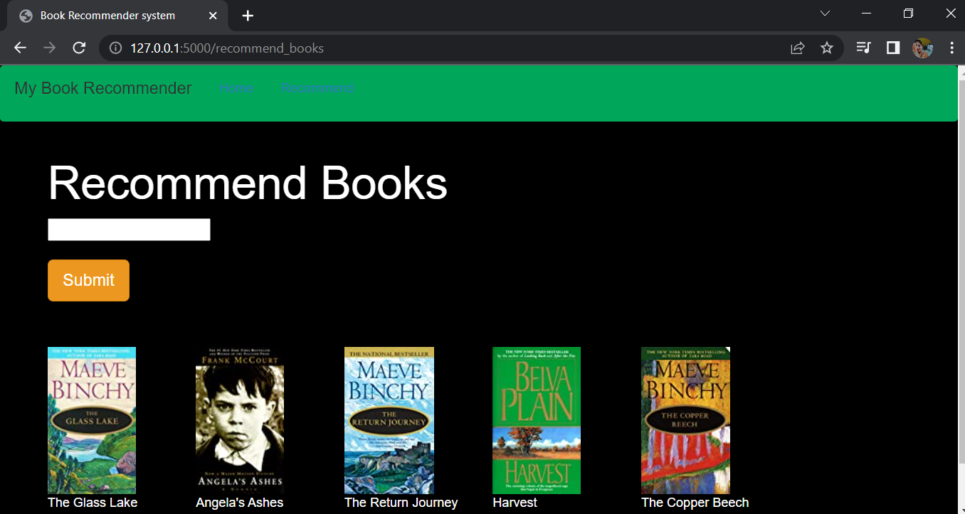 GitHub - komalk216/Book_Recommendation_System: Machine Learning Based ...