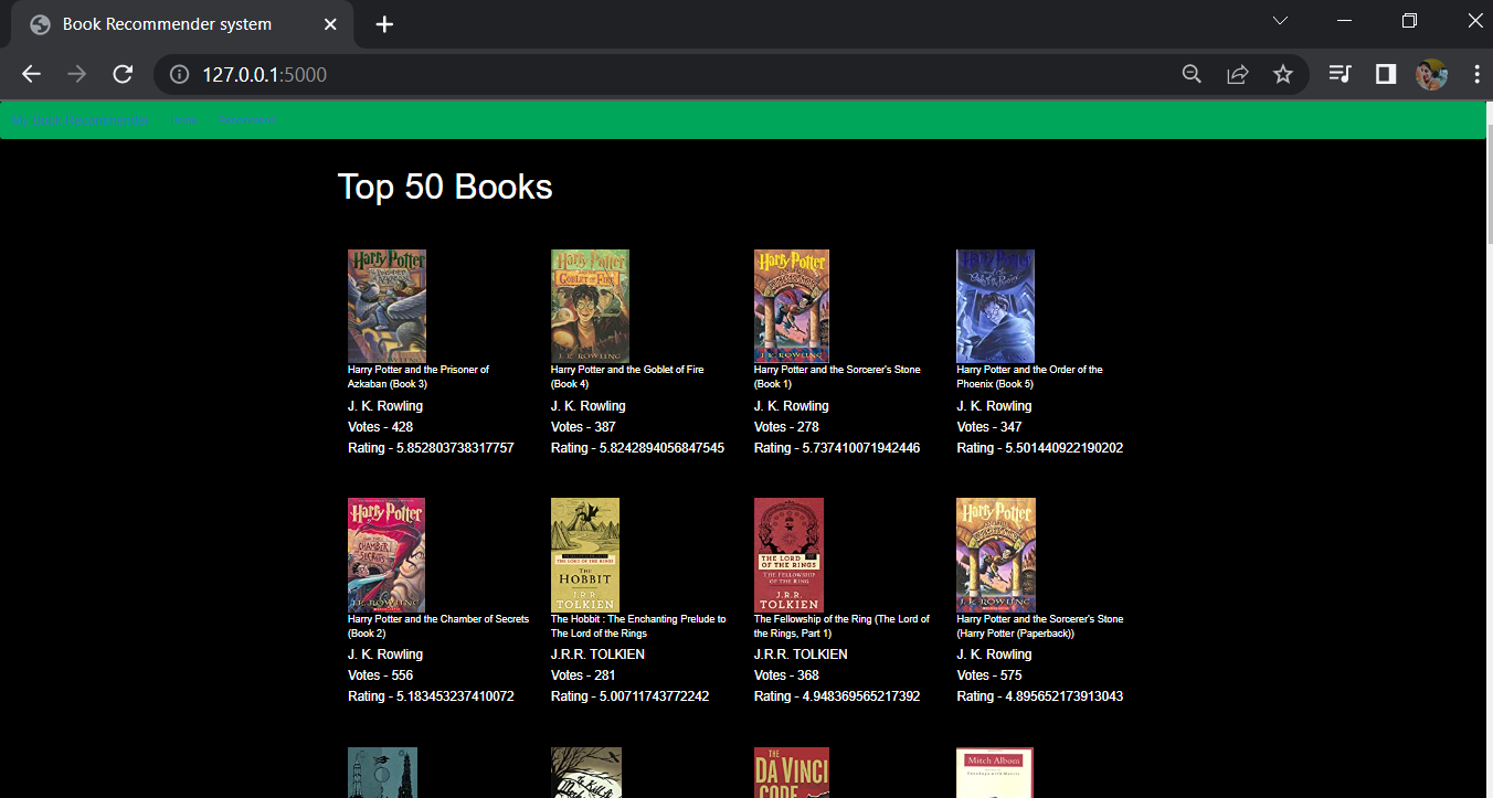 GitHub - komalk216/Book_Recommendation_System: Machine Learning Based Book recommendation System