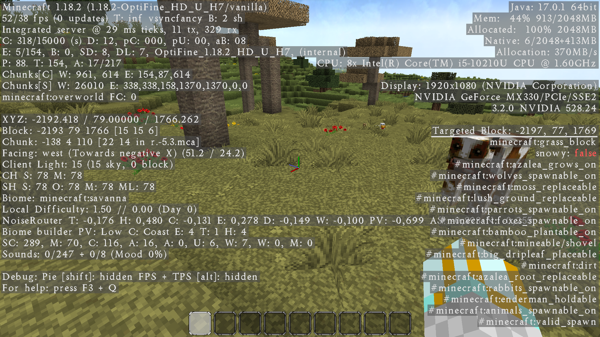 Grass block biom colors rendering incorrectly · Issue #7259 · sp614x/optifine · GitHub