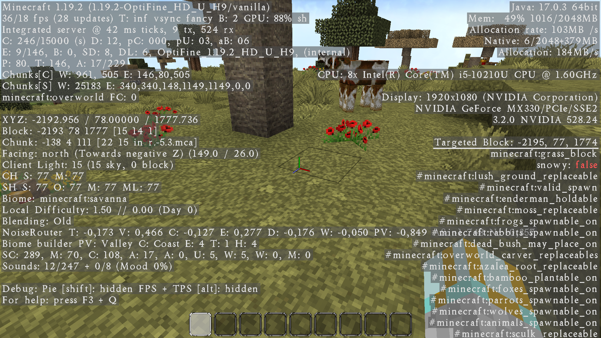 Grass block biom colors rendering incorrectly · Issue #7259 · sp614x/optifine · GitHub