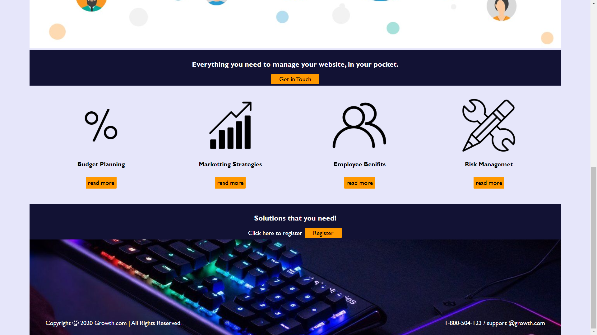 GitHub - Saumya-07/Growth: A Business Website Template