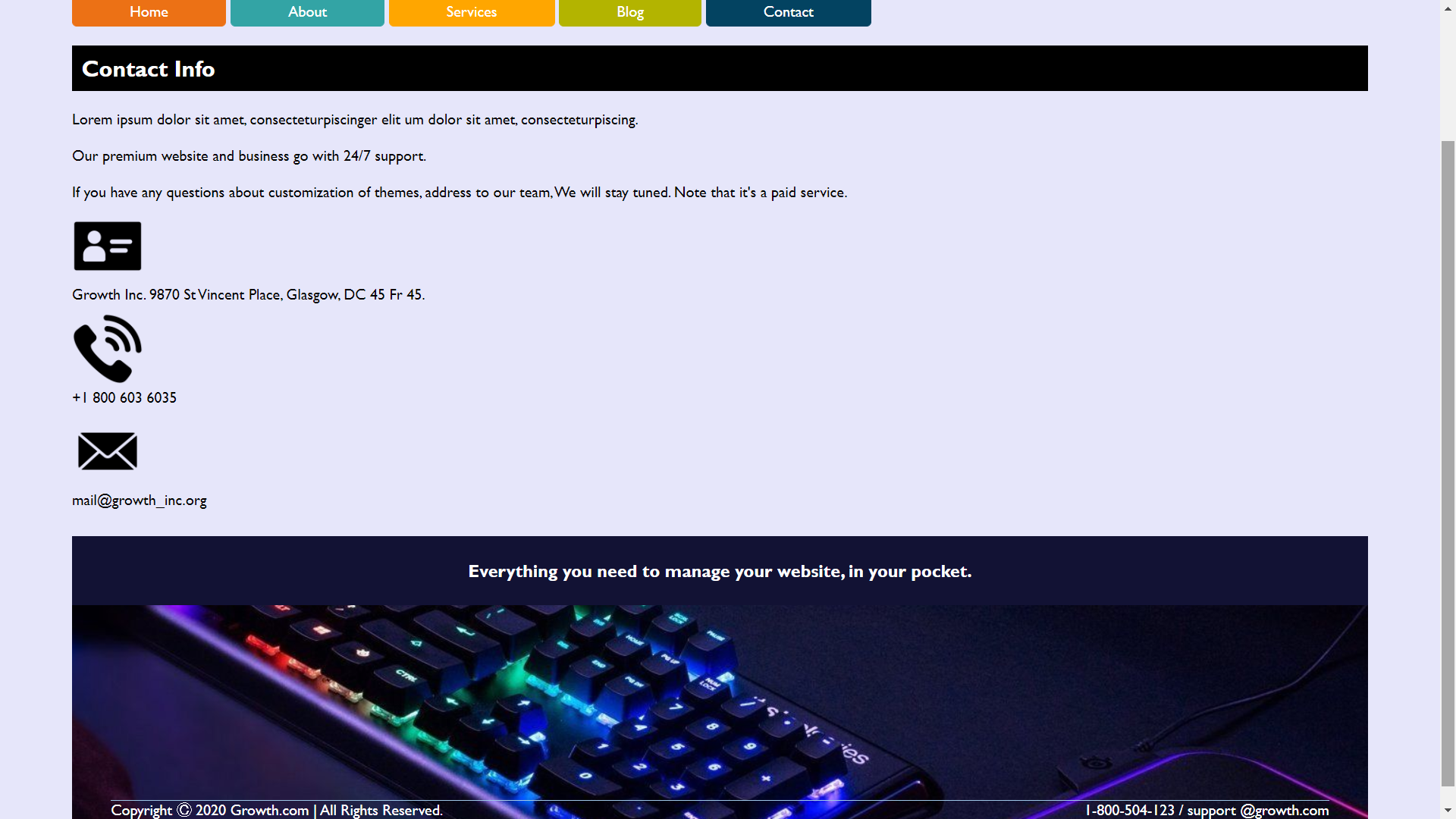 GitHub - Saumya-07/Growth: A Business Website Template