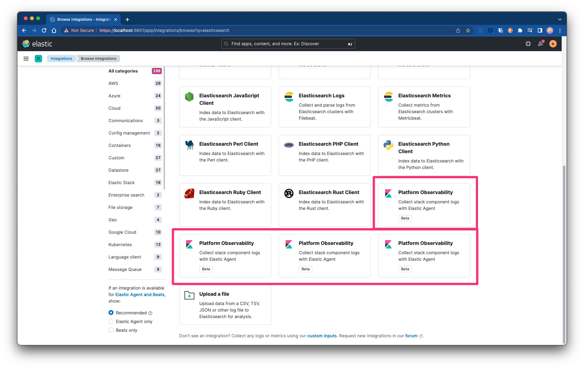 Duplicate Package Entries In Elastic Package Stack Kibana Ui · Issue 916 · Elasticelastic