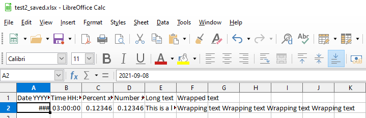 Formatting loss after save_as in xlsx, xls, ods · Issue #248 · pyexcel/pyexcel · GitHub