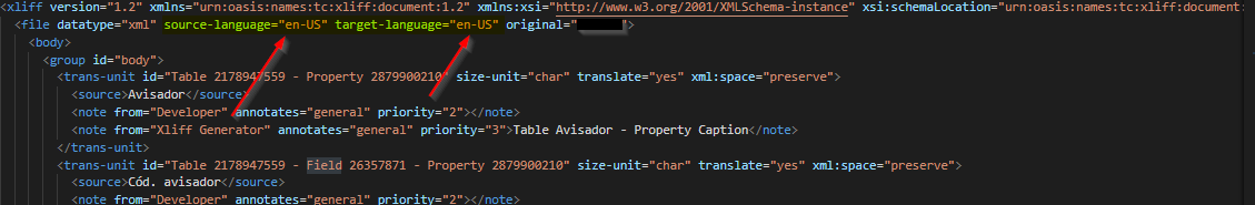Default languaje in generate xliff · Issue #6142 · microsoft/AL · GitHub