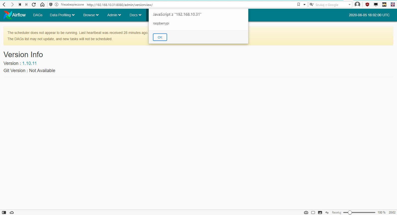 Changing timezone in webserwer UI · Issue #10189 · apache/airflow · GitHub