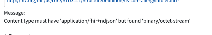 [Bug] Content-Type is not 'application/fhir+ndjson' when retrieving bulk export files · Issue ...