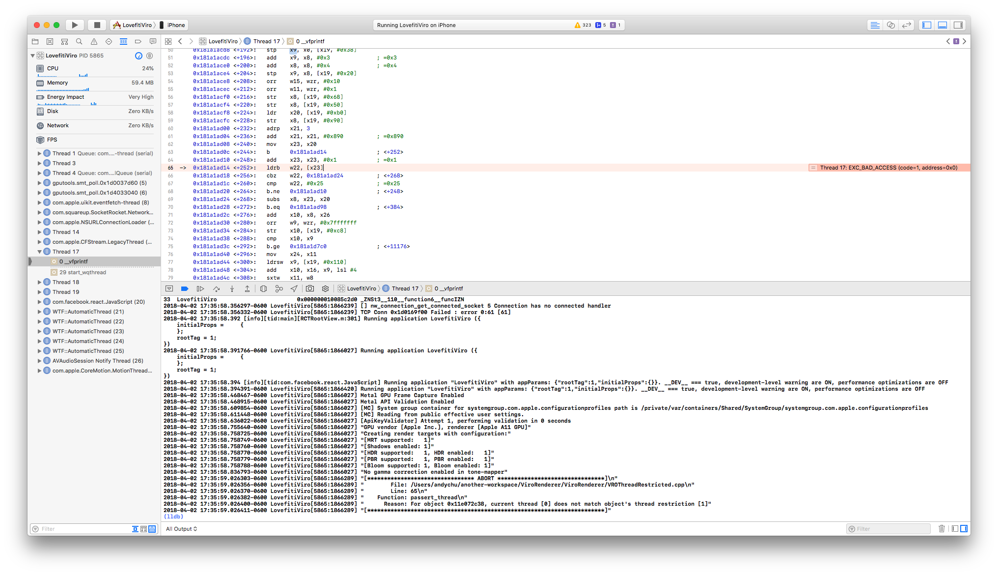 ViroARImageMarker crashes the app · Issue #207 · viromedia/viro · GitHub
