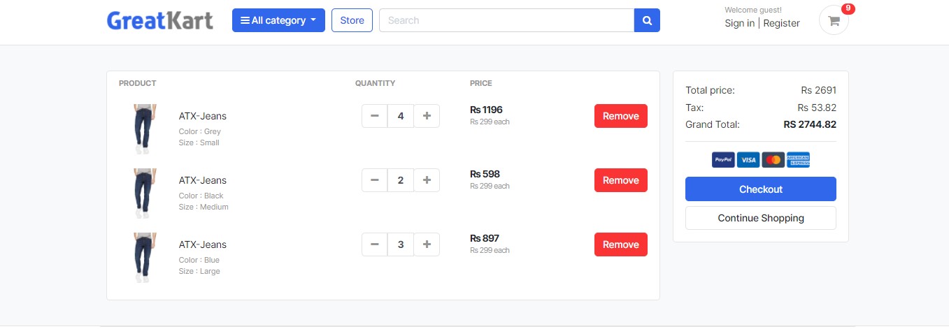 GitHub - dAnkc0der/greatkart-django