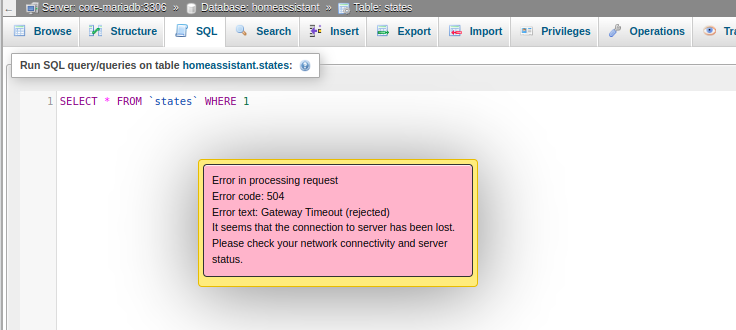 Is it possible to increase the timeout from client to server when running longer SQL queries ...