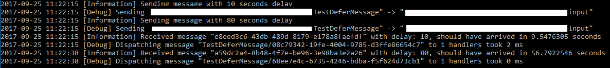 Deferred messages arriving early? · Issue #642 · rebus-org/Rebus · GitHub