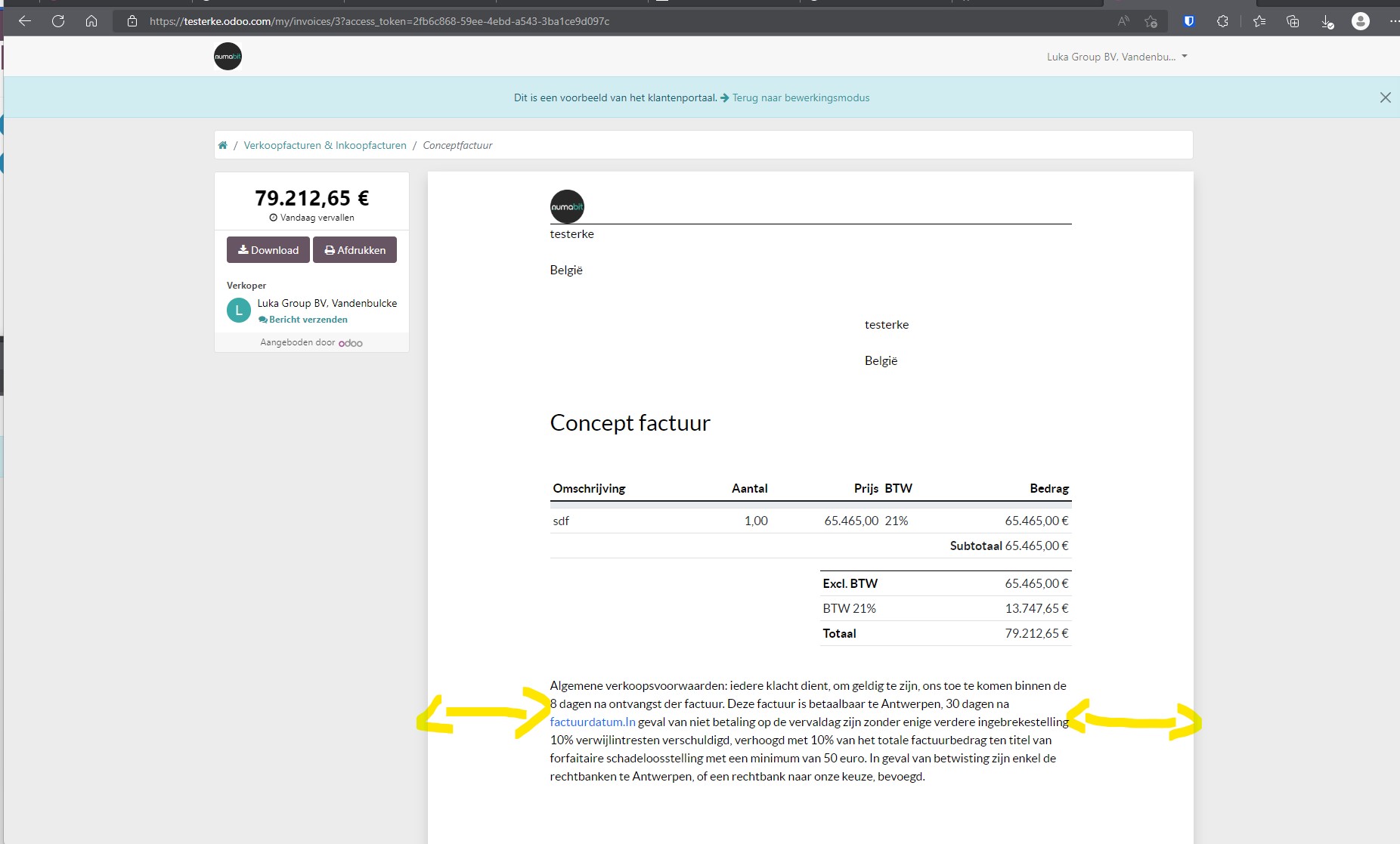 Odoo invoice preview too much space · Issue #104646 · odoo/odoo · GitHub