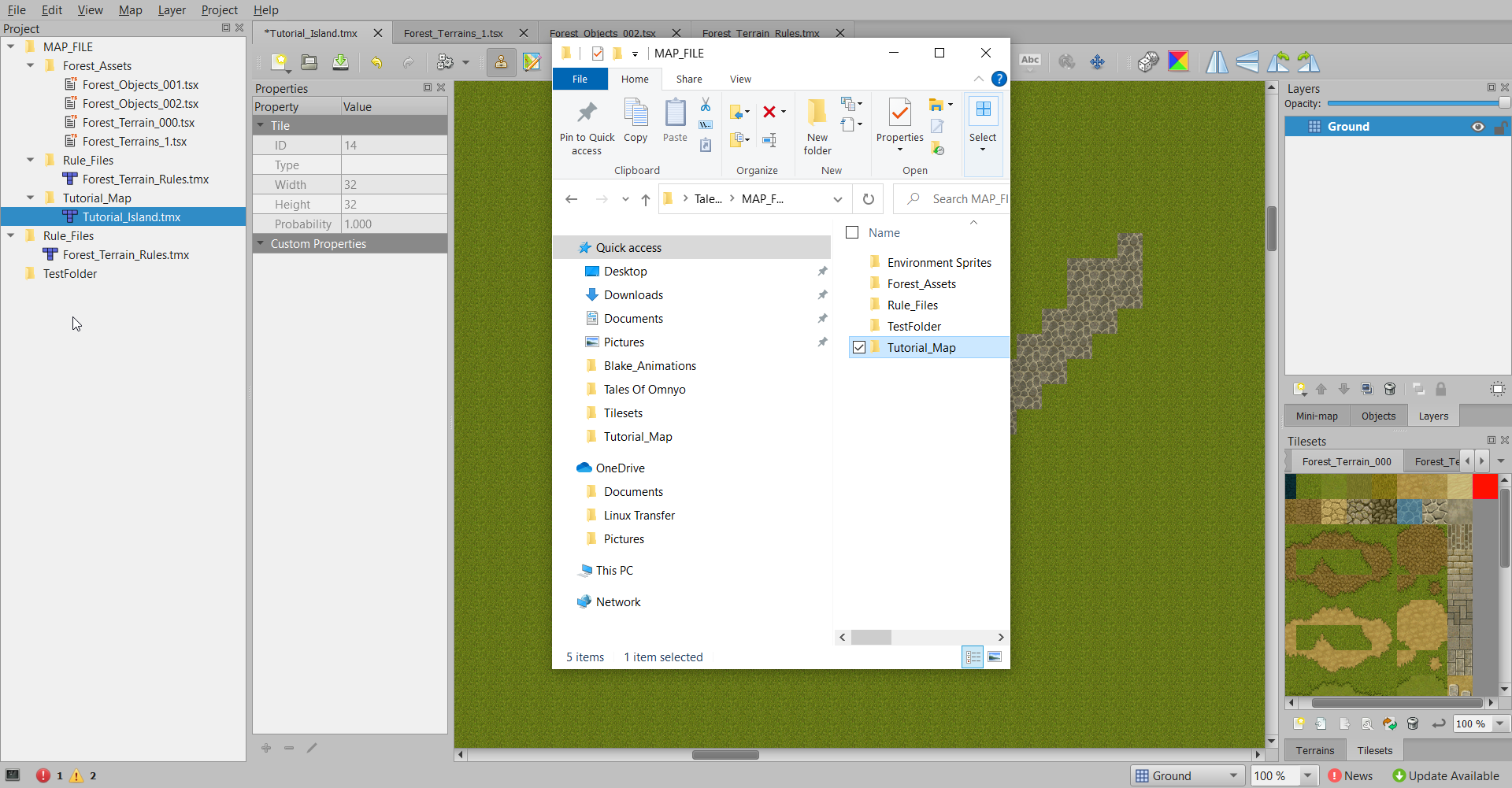 Project Folder Behavior · Issue #3151 · mapeditor/tiled · GitHub