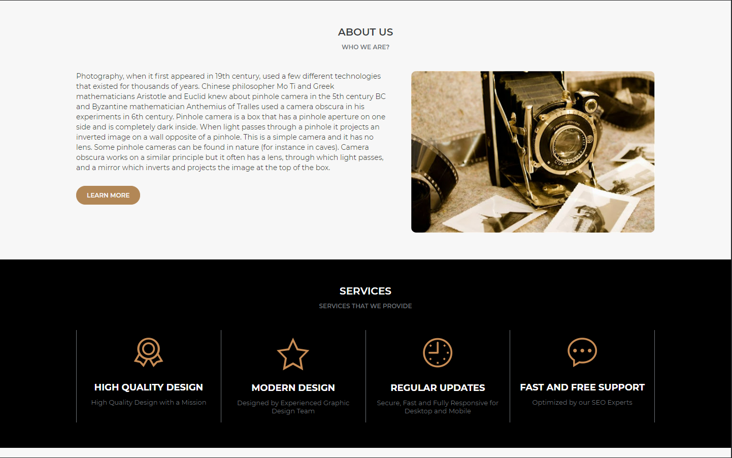 GitHub - gibadalcin/photography-template