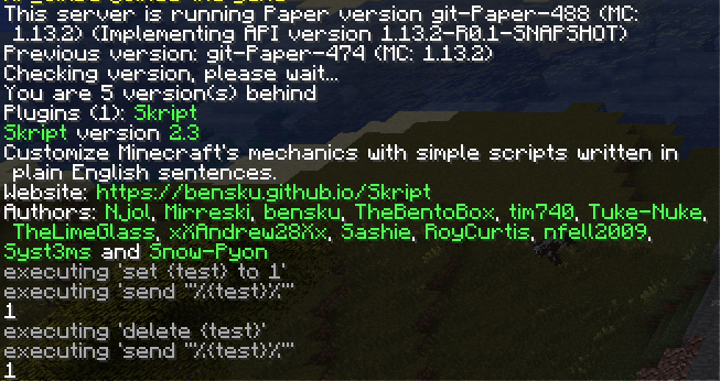 Delete {variable} Is Not Work · Issue 1795 · Skriptlang Skript · Github