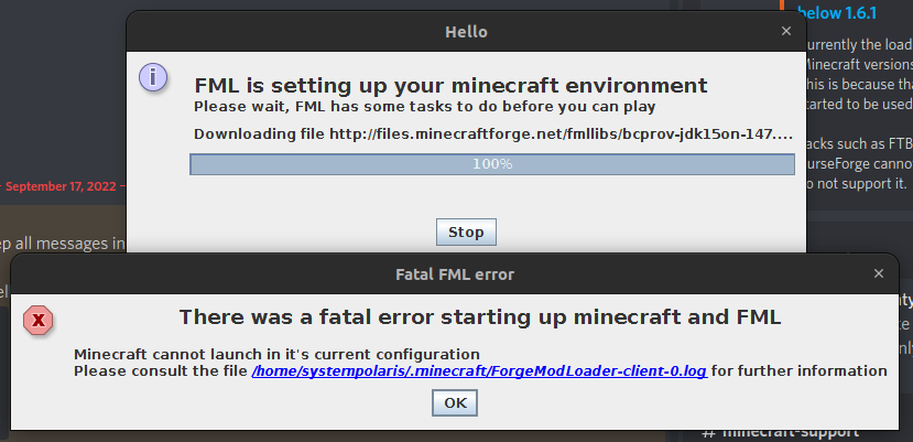 Cannot start a 1.4.7 instance with Forge · Issue #651 · ATLauncher/ATLauncher · GitHub
