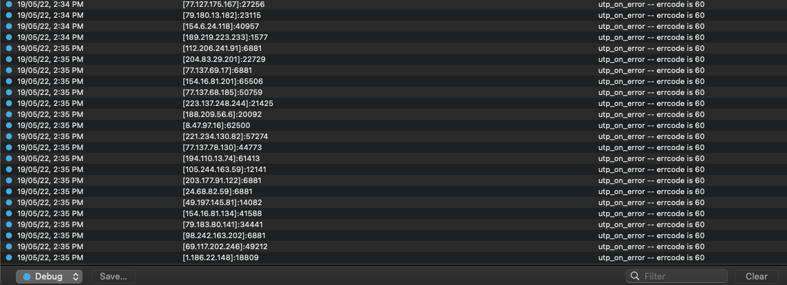 utp_on_error messages in Debug log · Issue #3110 · transmission ...