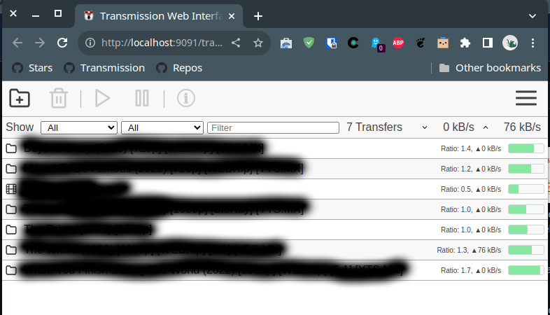 Compact rows in Web UI has too little info, too small a progressbar and speed text size ...