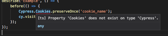 Typings: Cypress is not declared correctly · Issue #1006 · cypress-io/cypress · GitHub