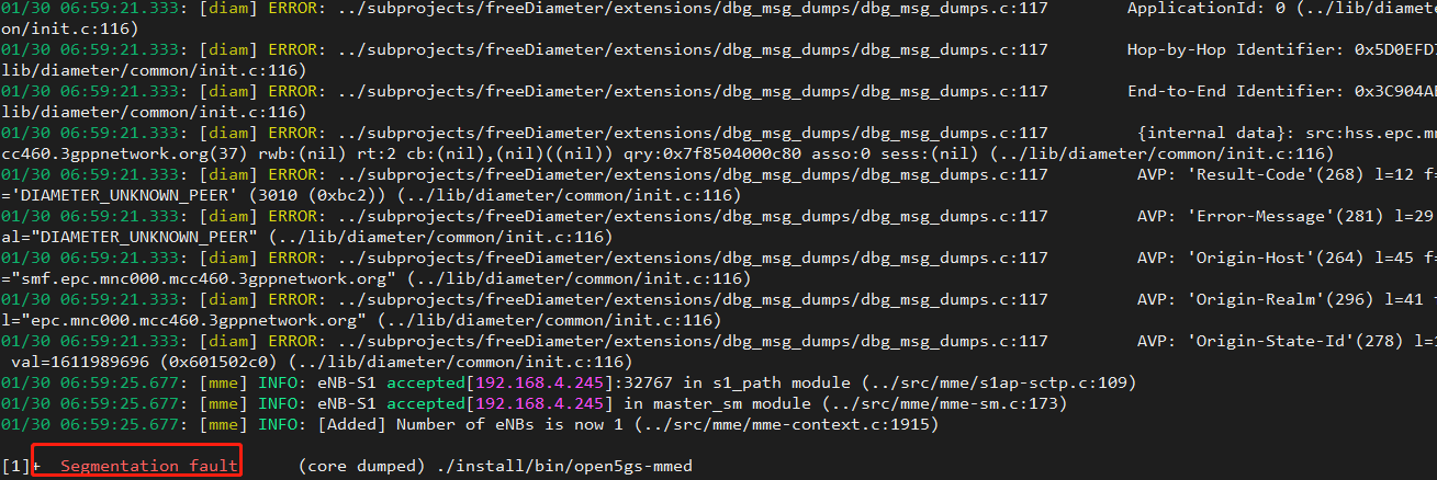 The MME process is down · Issue #783 · open5gs/open5gs · GitHub
