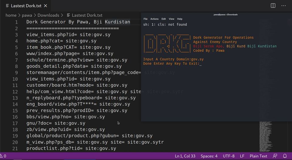 GitHub - piwnd/dork-generator