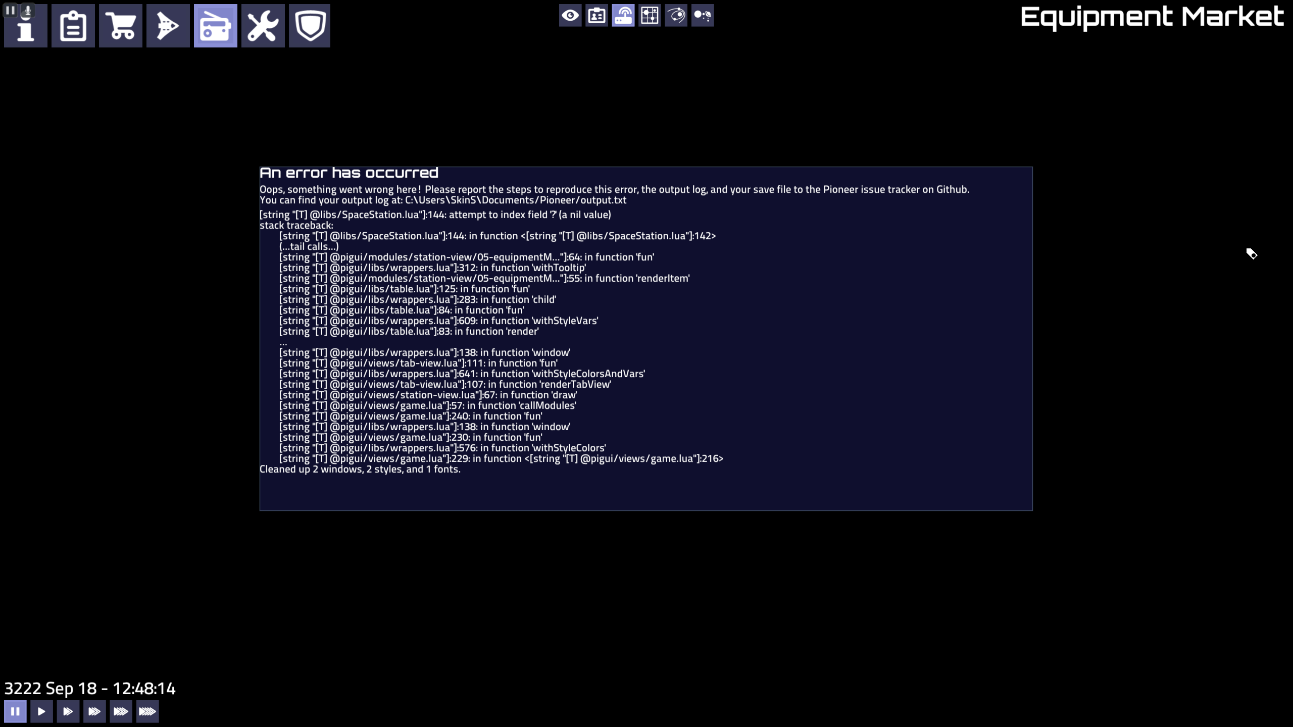 Spacestation.lua attempt to index field '?' (a nil value) · Issue #5233 ...