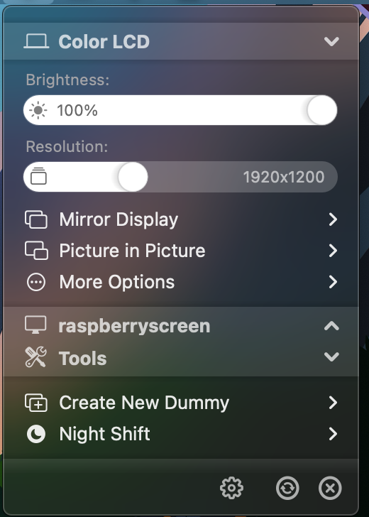 Menu blocks cannot be collapsed and some other display or dummy related settings cannot be ...