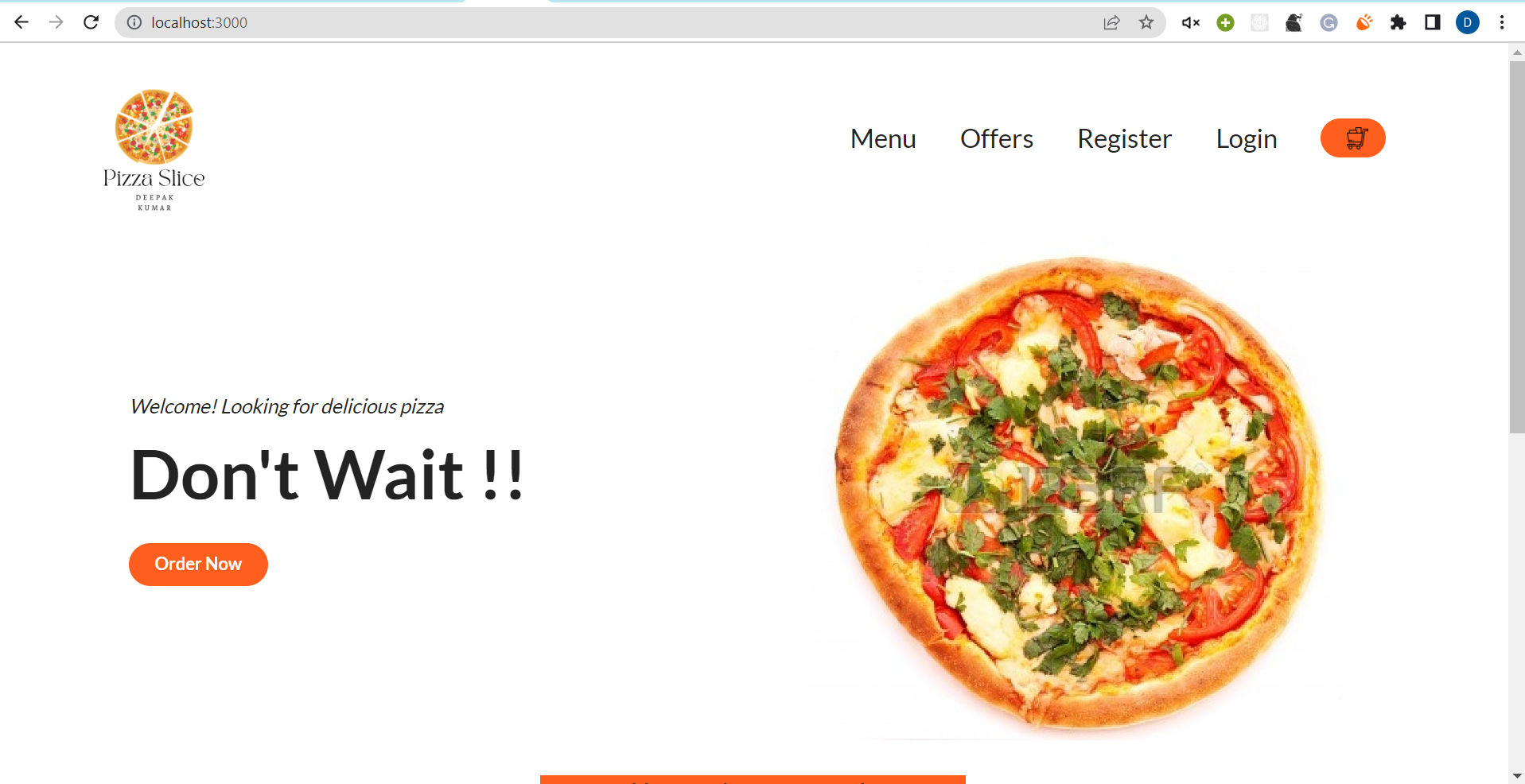 GitHub - Deepak-1805/RealTime-pizza