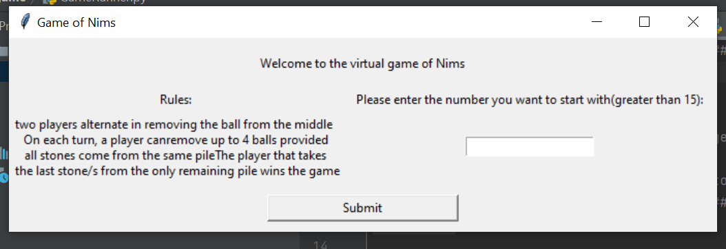 GitHub - AnishKharel/Nims_game: This program runs the popular game in a ...