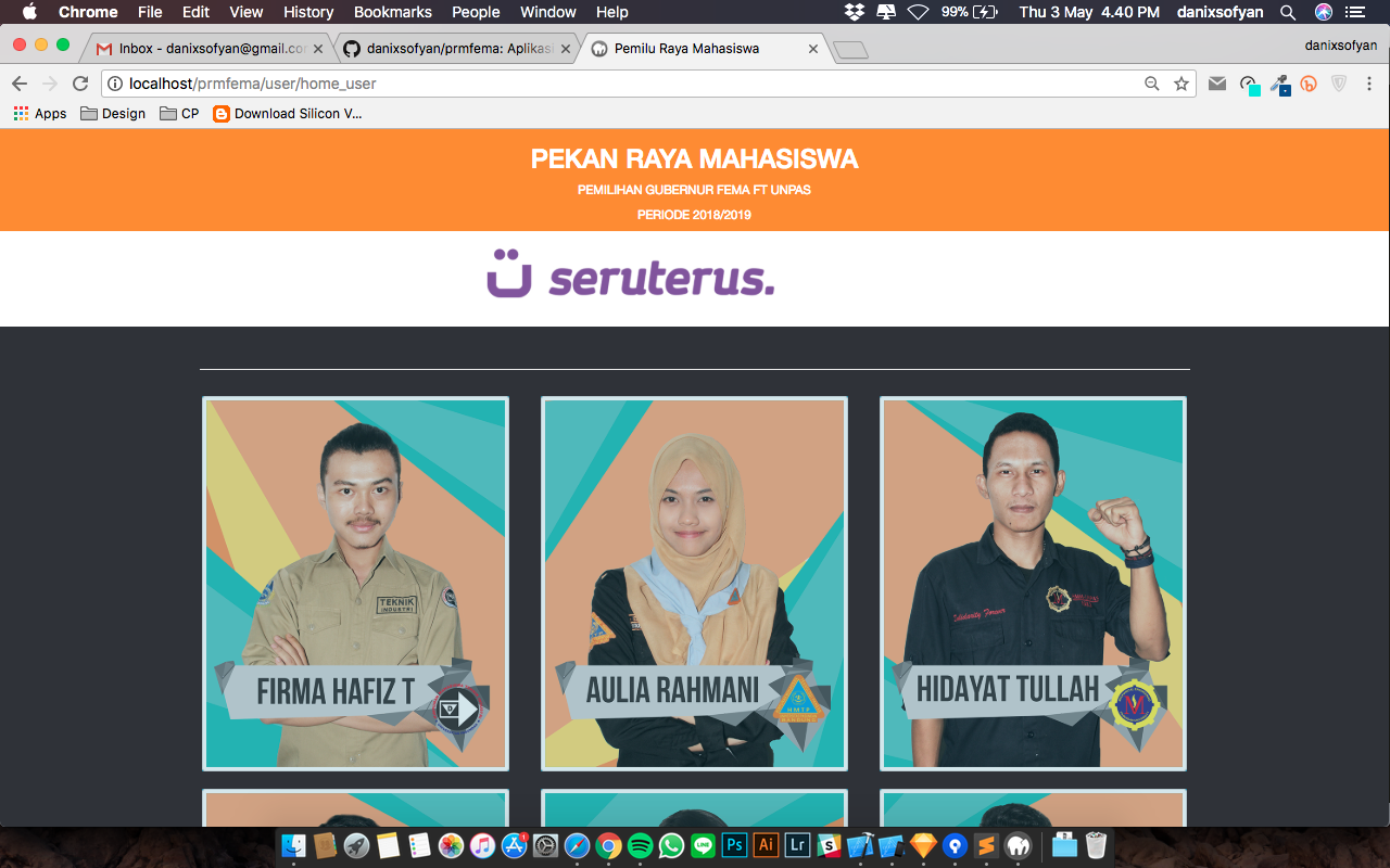 GitHub - danixsofyan/prmfema: PHP Code Igniter - Aplikasi E-votting federasi mahasiswa