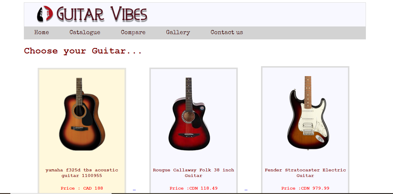 GitHub - rjohnson-rj/GuitarVibes: This is a static website created using HTML & CSS, for Guitars ...