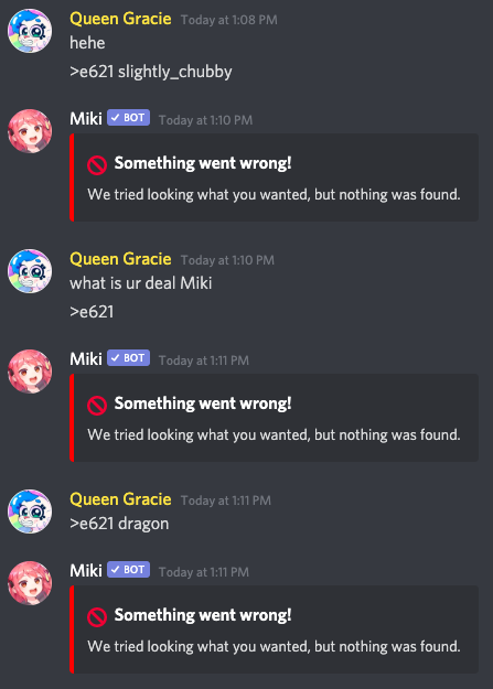 >e621 not finding images · Issue #699 · veldtech/miki-bot · GitHub