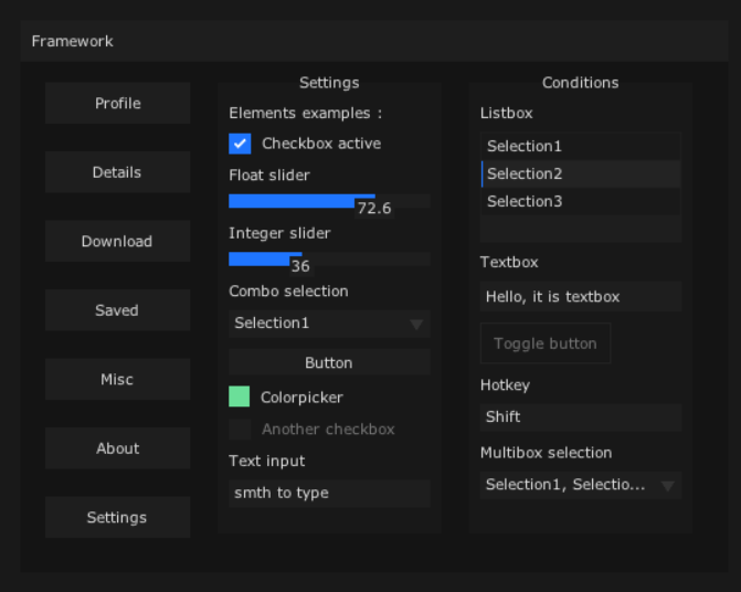 GitHub - ogpolak05/prism_ui: Easy C++ optional framework for interface ...