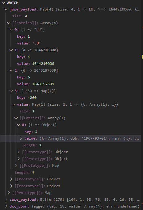 Create a CBOR Web Token · Issue #2 · skounis/eu-dcc-biometrics · GitHub