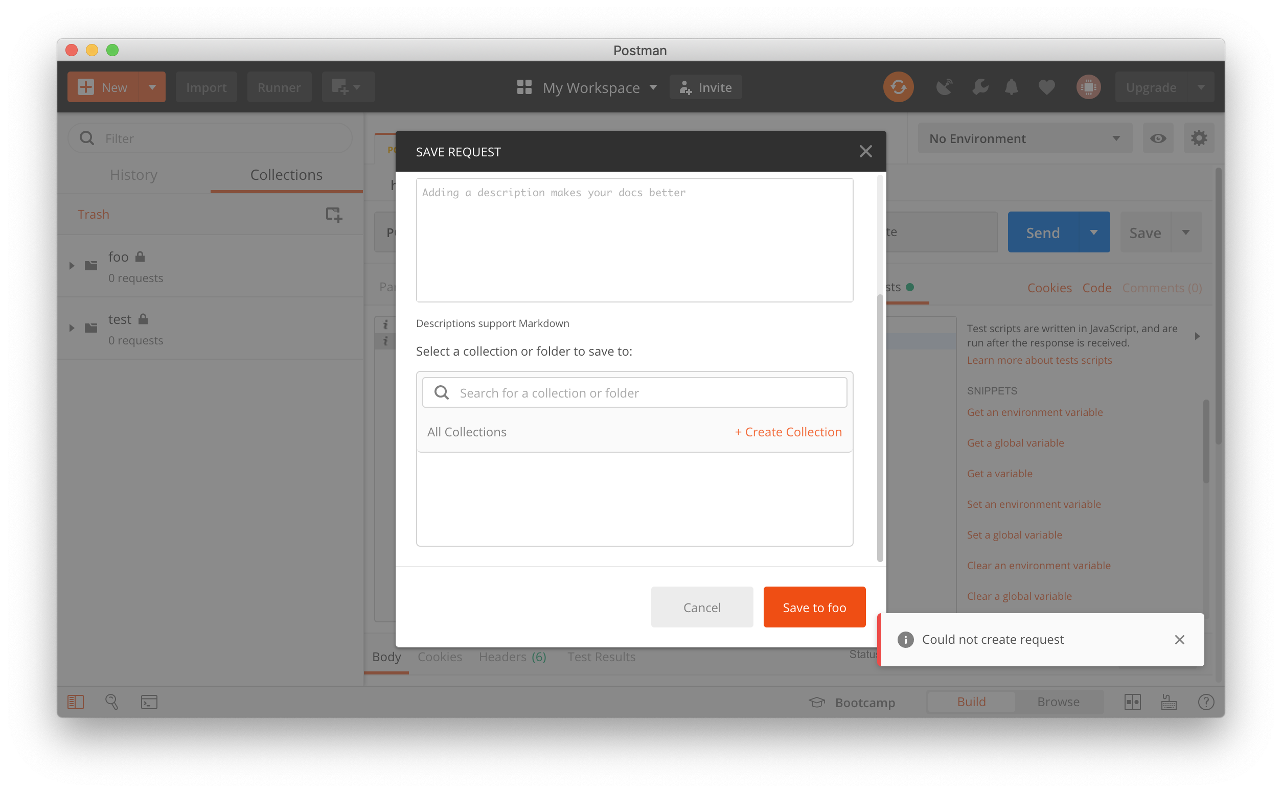 Collections disappear when trying to save · Issue #6244 · postmanlabs/postman-app-support · GitHub