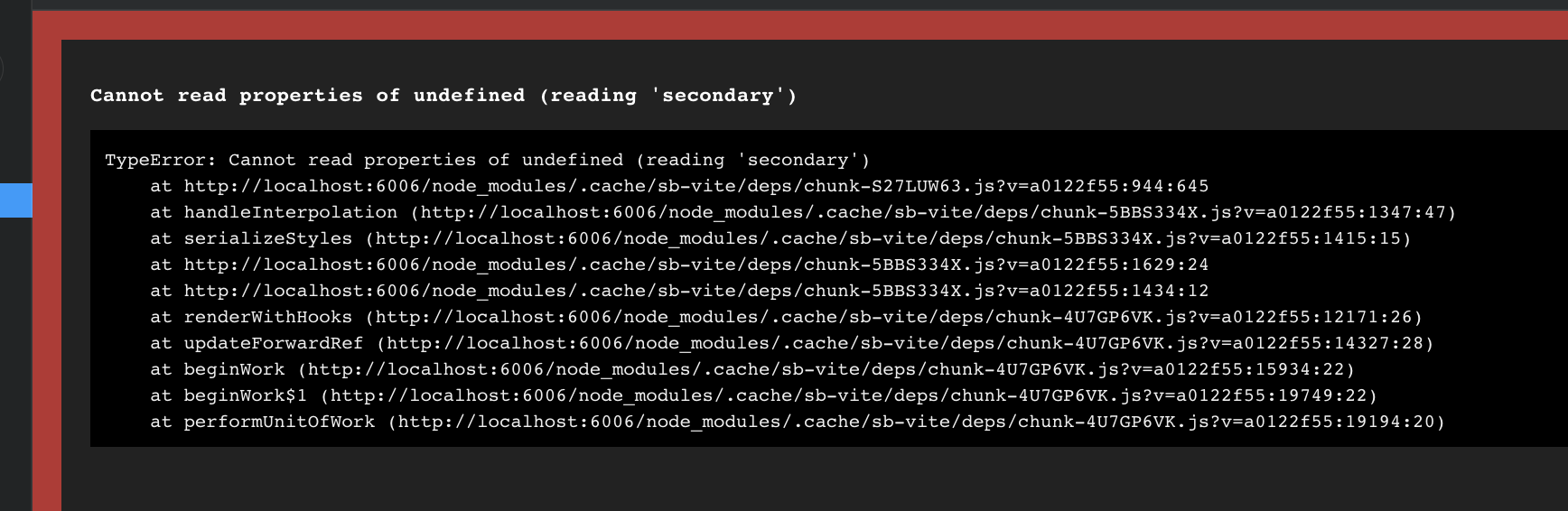 [Bug] Upgrade to 7.4.2 introduce an error "Cannot read properties of undefined (reading ...