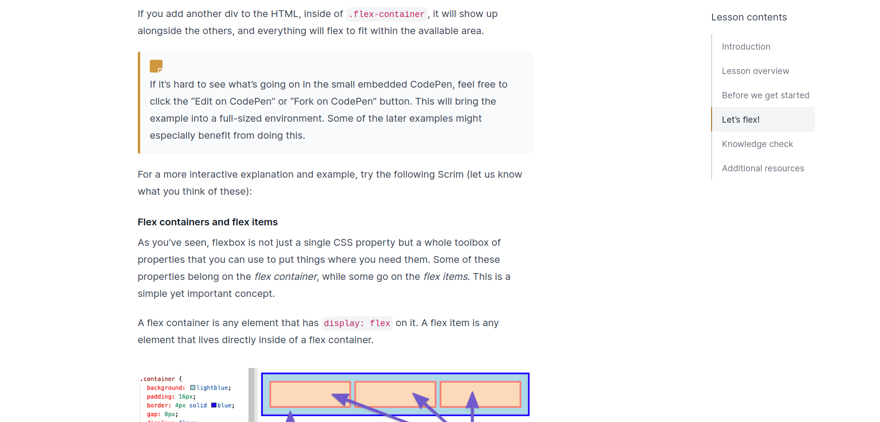 Introduction To Flexbox · Issue 26141 · Theodinprojectcurriculum · Github 