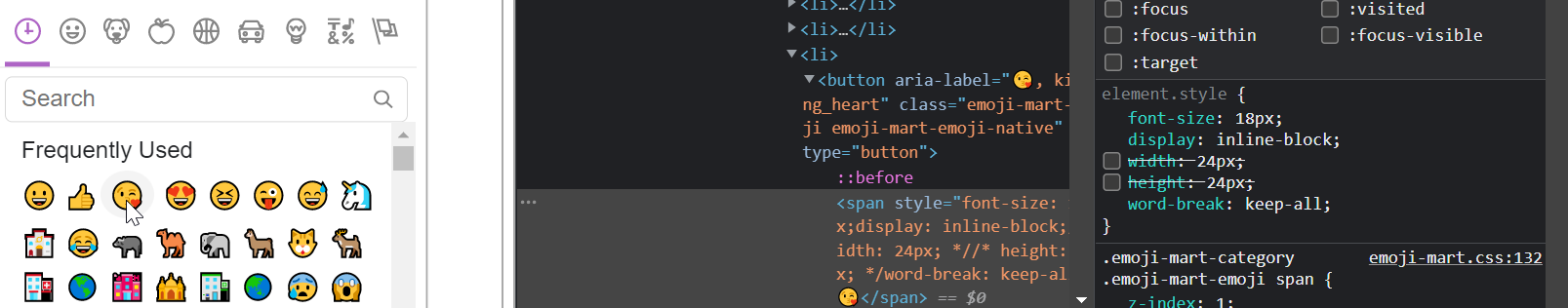 (Windows/Linux) Native emoji hover background is off-center · Issue ...