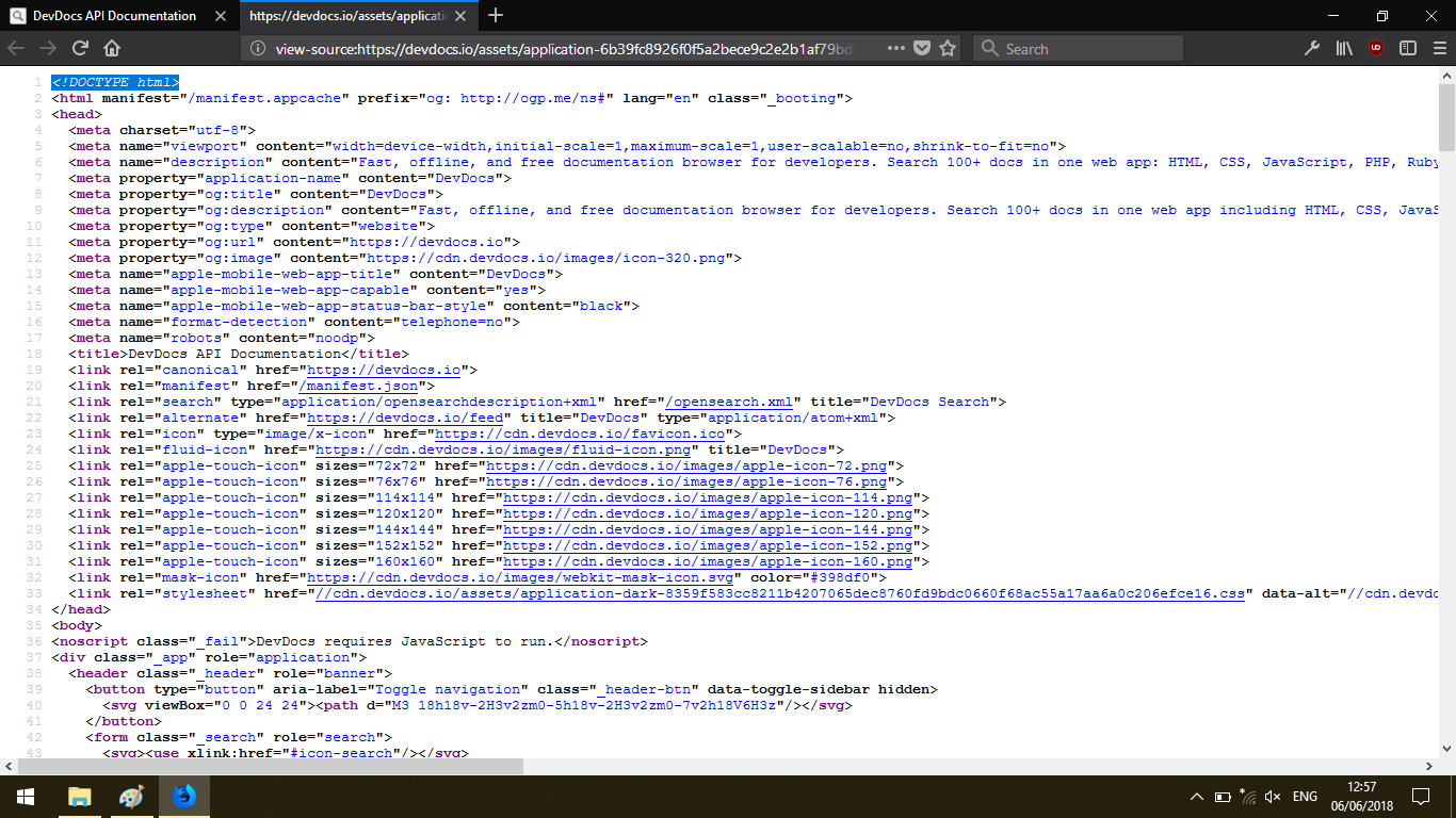 The offiline mode doesn't works, could you fix this? · Issue #770 · freeCodeCamp/devdocs · GitHub