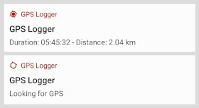 Make the Notification more informative · Issue #115 · BasicAirData/GPSLogger · GitHub